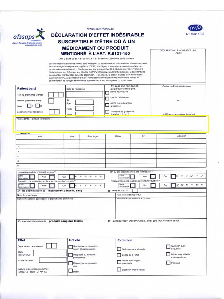 SML Nancy 2011 – Déclaration d’effet indésirable médicamenteux. | Canal U