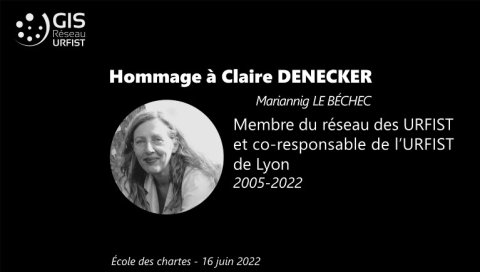 Hommage à Claire Denecker par Mariannig Le Béchec | Canal U