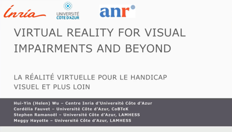 La réalité virtuelle pour le handicap visuel et plus loin | Canal U